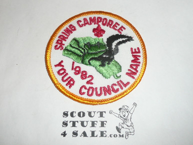 Your Council Name Sample Patch, 1982 Spring Camporee