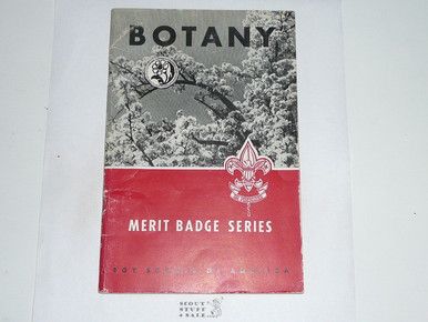 Botany Merit Badge Pamphlet, Type 6, Picture Top Red Bottom Cover, 1-56 ...