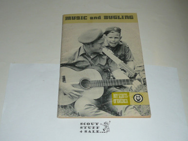 Music and Bugling Merit Badge Pamphlet, Type 8, Green Band Cover, 7-78 ...