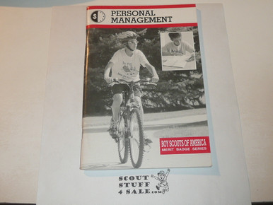 Personal Management Merit Badge Pamphlet, Type 9, Red Band Cover, 2003 ...