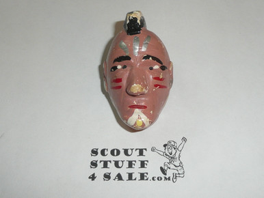 Indian Brave Face Plaster Neckerchief Slide