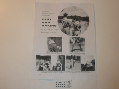 Easy Map Making, By Green Bar Bill, Boys' Life Single Topic Reprint