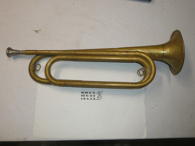Vintage Official Boy Scout Brass Bugle by Rexcraft, In very good condition