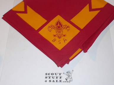 BSA National Supply Troop Neckerchief, Triangle, Red/Orange