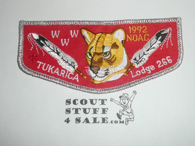 Order of the Arrow Lodge #266 Tukarica f14 Flap Patch