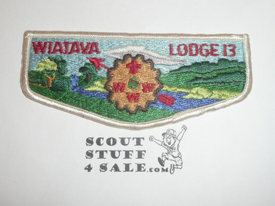 Order of the Arrow Lodge #13 Wiatava s8 Flap Patch - Boy Scout