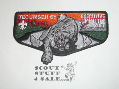 Order of the Arrow Lodge #65 Tecumseh 2006 Executive Committee Flap Patch