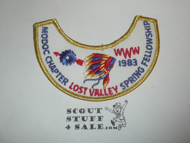 Order of the Arrow Lodge #13 Wiatava Modoc Chapter 1983 Fellowship Patch