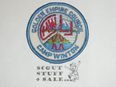 Camp Winton Patch, Golden Empire Council, 1970's