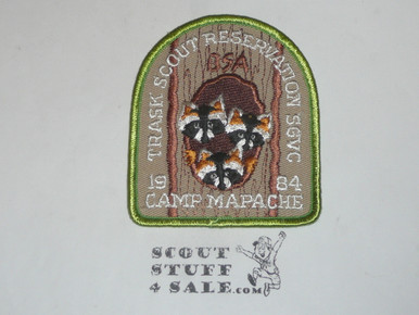 Camp Mapache, Trask Scout Reservation Patch, San Gabriel Valley Council ...