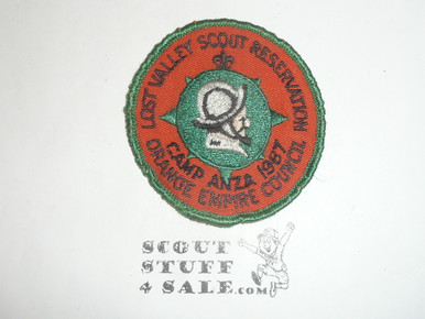 Camp Anza 1967 Patch, Orange Empire Council, sewn