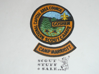 Camp Marriott Segment Patch, Goshen Scout Camps, National Capital Area Council, (segment only)