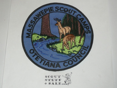 Massawepie Scout Camps Jacket Patch, Otetiana Council