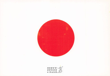 Japan Flag Postcard by Classico San Francisco #176-013