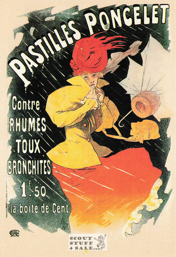 Classic French Advertising Illustration Postcard Classico San Francisco ...