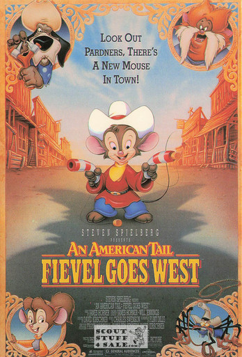 An American Tale Fievel Goes West Postcard by Classico San Francisco ...
