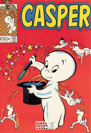 Casper #1 Comic Cover, Harvey Comics Postcard by Classico SF #317-005