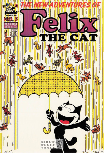 Felix the Cat Comic Cover #5 Postcard by Classico San Francisco #332-005