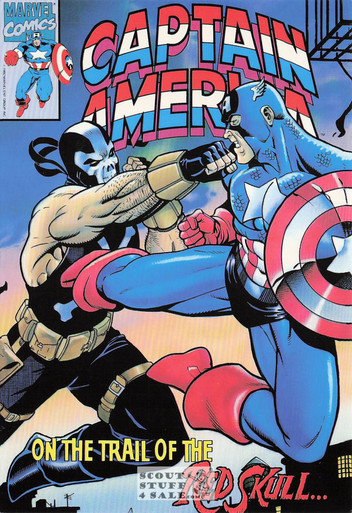 Captain America Marvel Superhero Postcard by Classico San Francisco ...