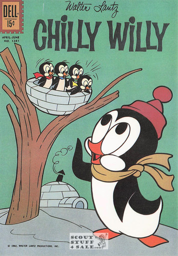 Apr 1962 Chilly Willy Comic Book Cover Postcard, Walter Lantz, Classico ...