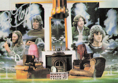 Illustration Art by Ger Van Wulften, French Postcard, Pink Floyd ...