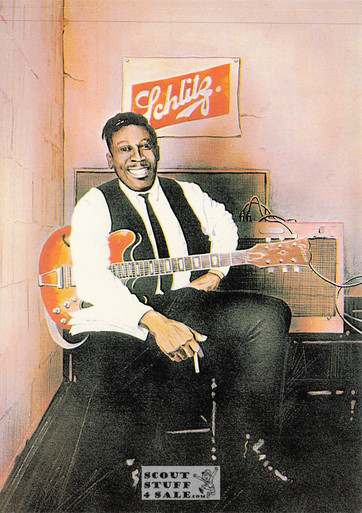 Illustration Art by Alan Kinsey, French Postcard, B.B. King, Editions ...