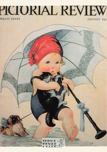 1910's Pictorial Review, French Postcard Series Children Mag Covers ...