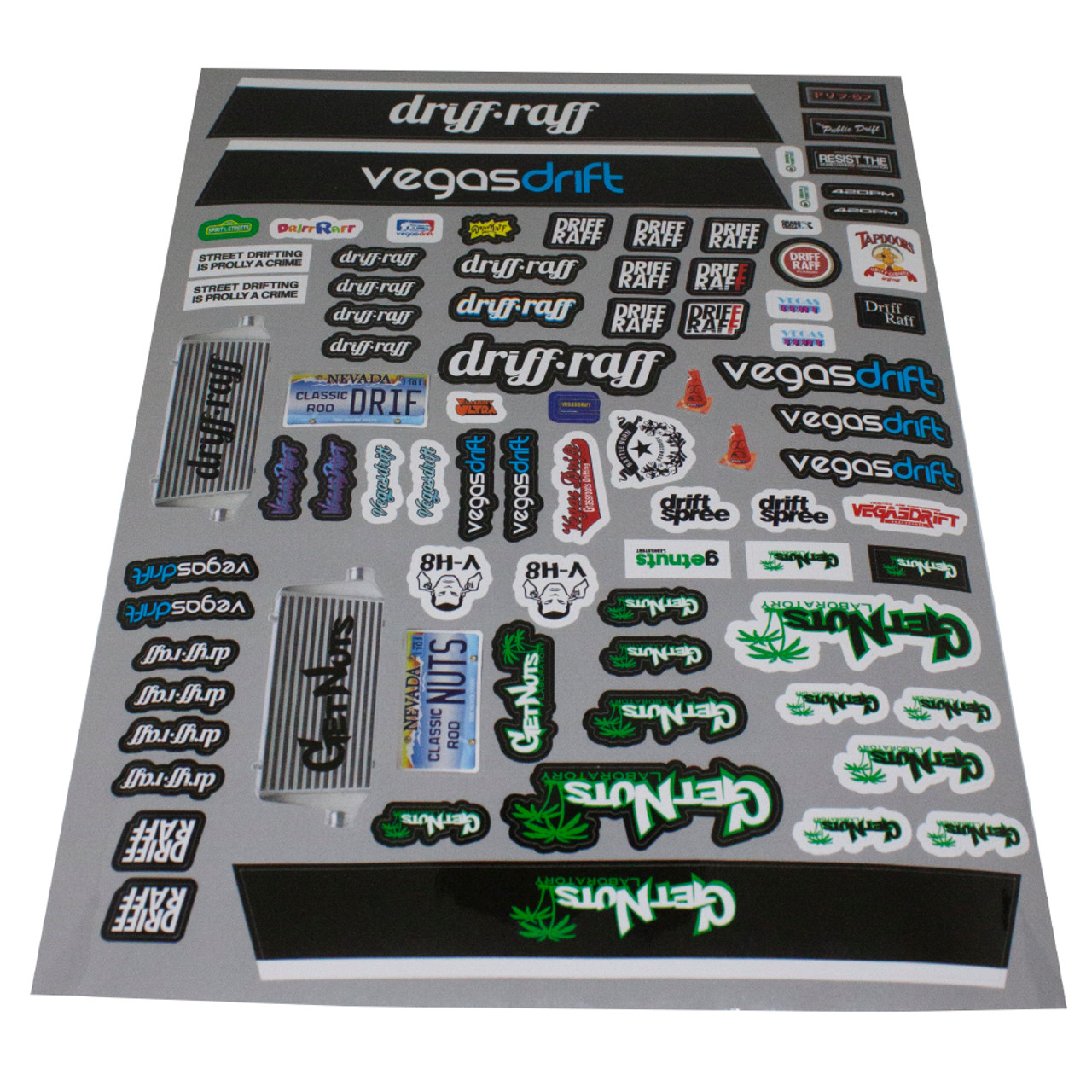 ACCESSORIES - RC Sticker Sheet - Driff•Raff | Gift Shop