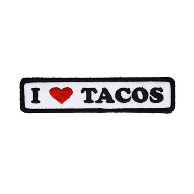 I Love Tacos Patch - Driff•Raff | Gift Shop