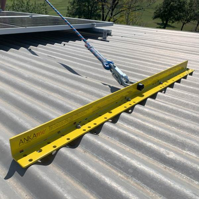 Temporary static lines for metal roofs | ANKAme static line systems