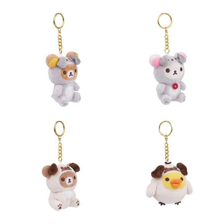 Rilakkuma San X Original Pug Series Blind Box Keychains Jellybeet
