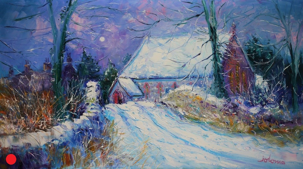 Christmas Eveninglight - St Brendan's Church, Skipness, Kintyre by ...