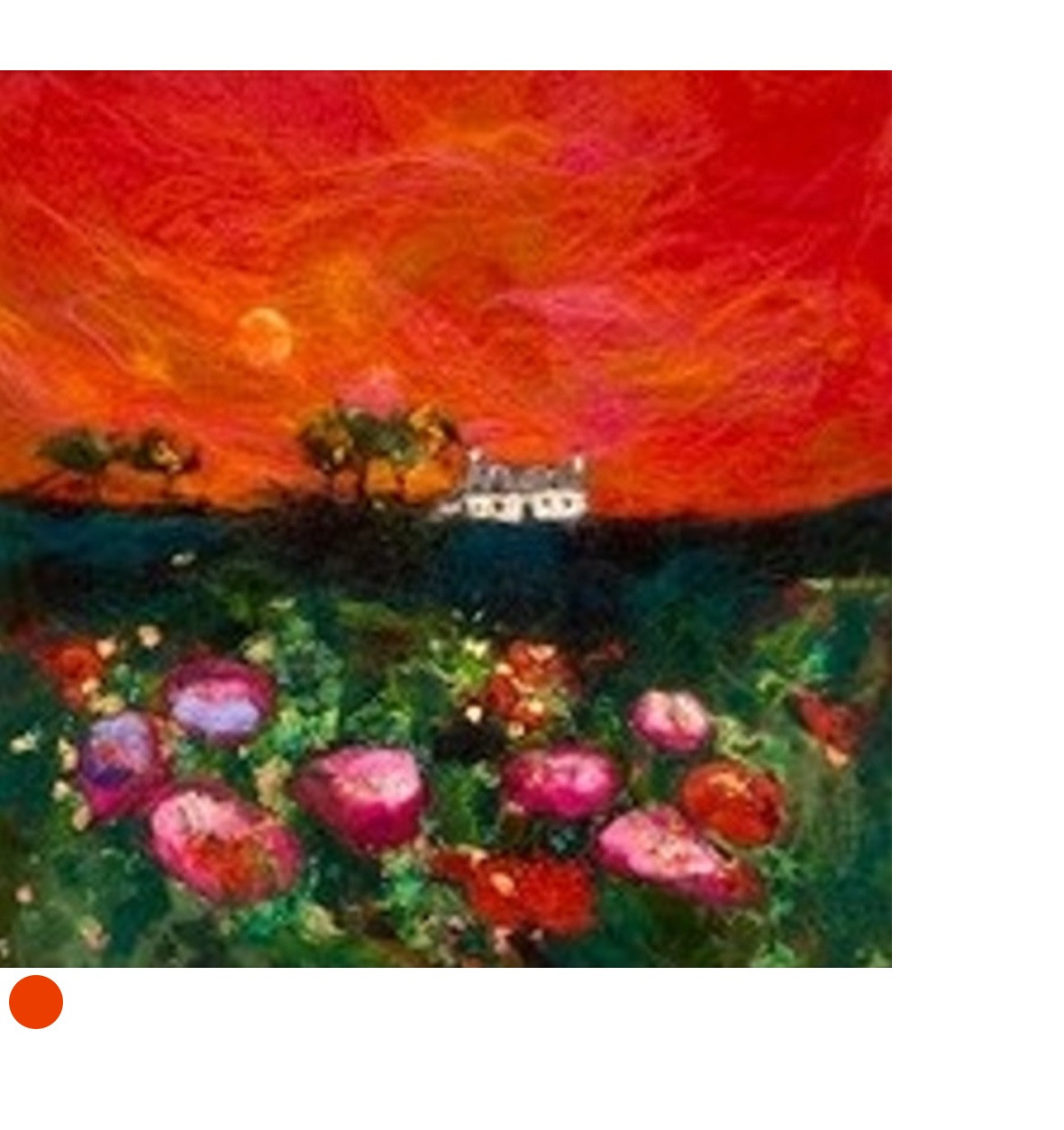 Ruby Orange by Moy Mackay SOLD - The Glasgow Gallery