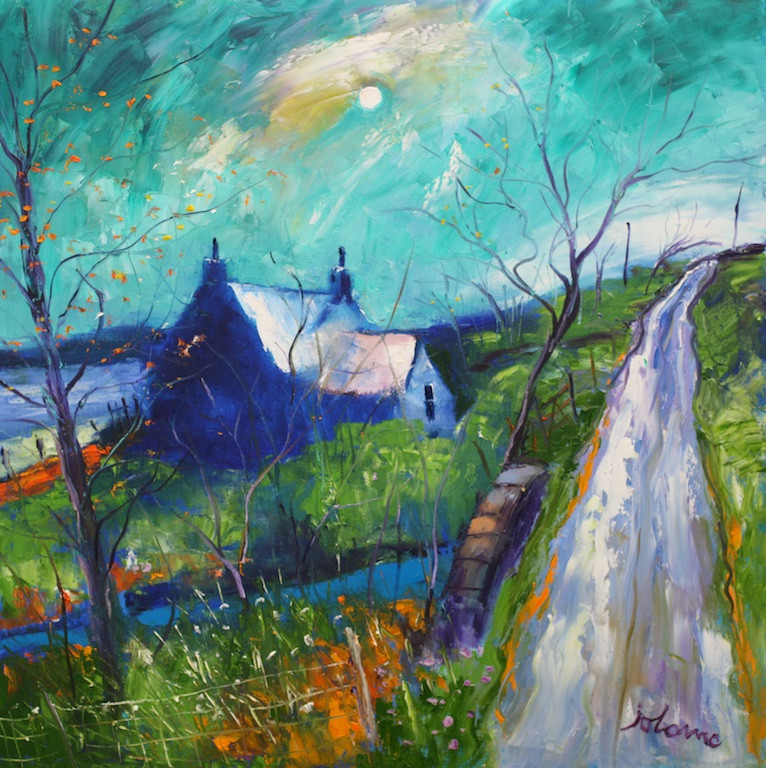 Big Storm Over Archie Baldie's House Isle Of Mull by Jolomo SOLD - The ...