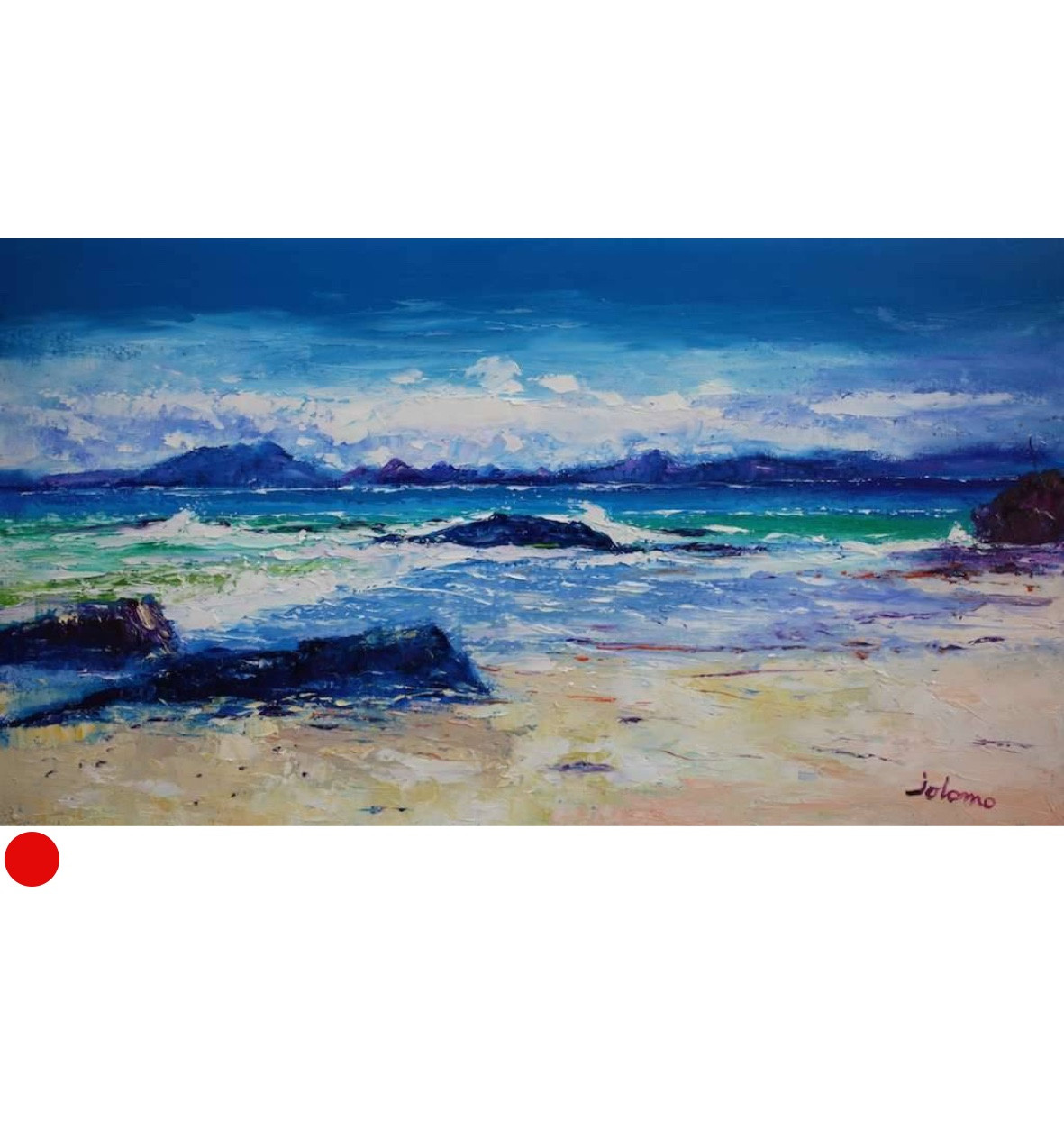 Fresh Seas Isle of Berneray by Jolomo SOLD