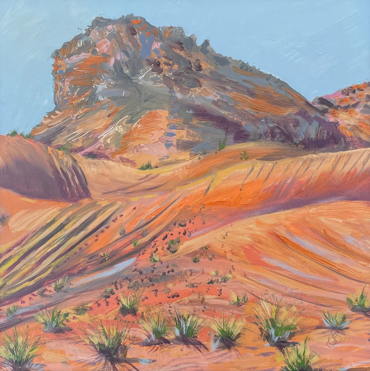 Dunes at Fossil Rock by Jane Birrell MacKenzie