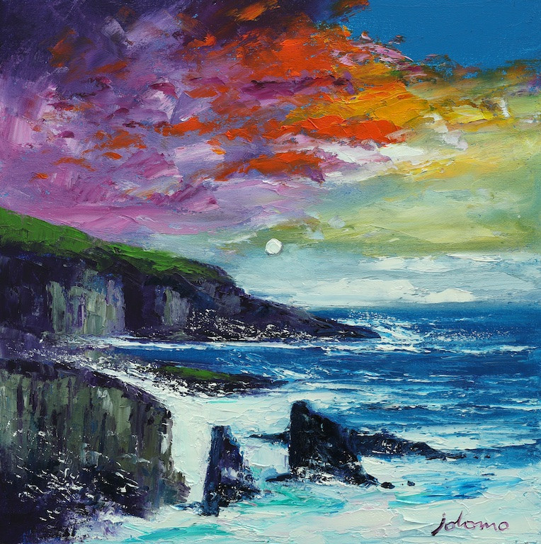 The Cliffs of Isle of Lewis by Jolomo SOLD