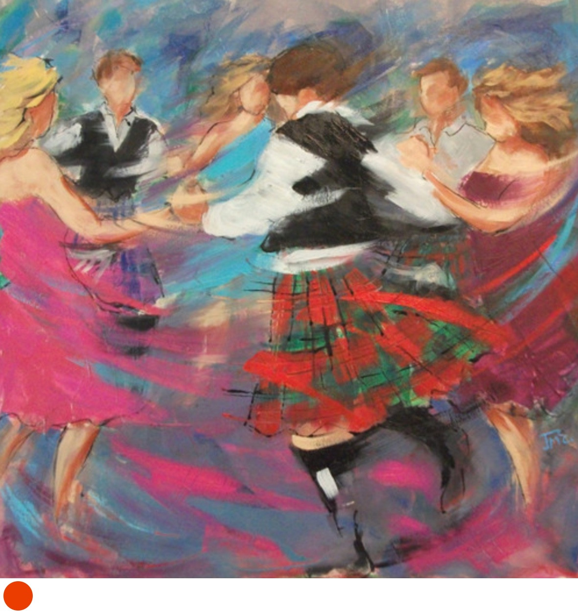 The Dance Gaed Thro' by Janet McCrorie SOLD - The Glasgow Gallery