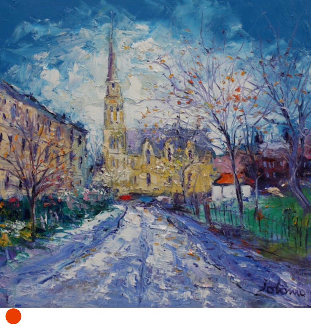 Eveninglight, Dowanhill Church, Havelock Street, Glasgow by Jolomo SOLD ...