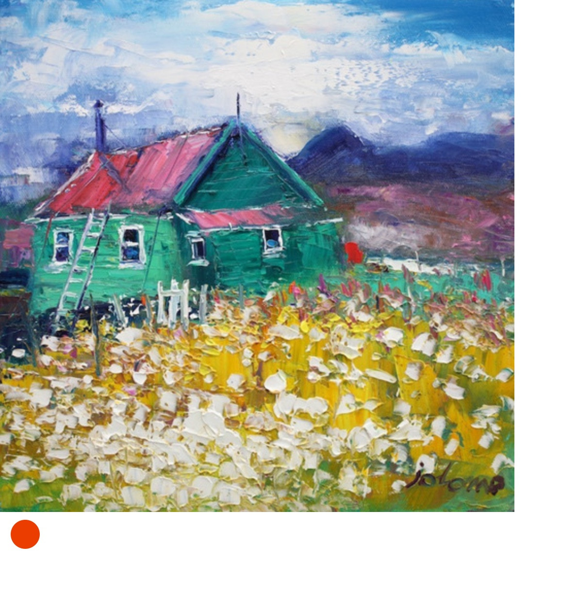 A Hut with a View Midhill Carbeth by Jolomo SOLD - The Glasgow Gallery