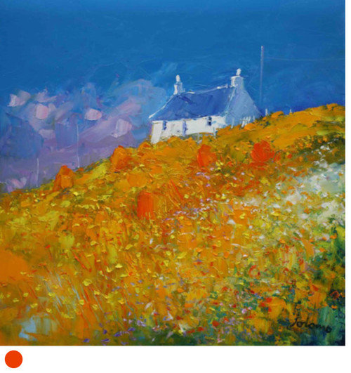 Haystacks and Wild Flowers, Lyrabus, Islay by Jolomo SOLD - The Glasgow ...