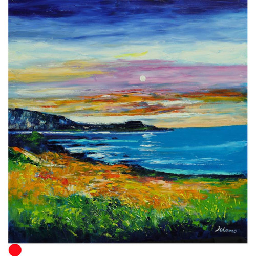 Sunset Looking from Calgary toward Treshnish Mull by Jolomo SOLD
