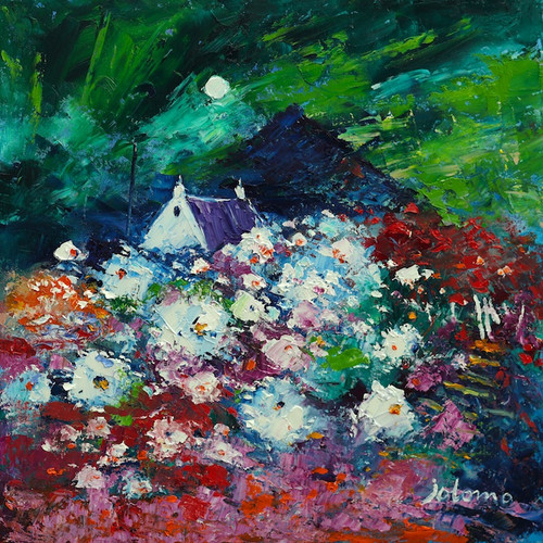 White Flowers on a Wild Night by Jolomo
