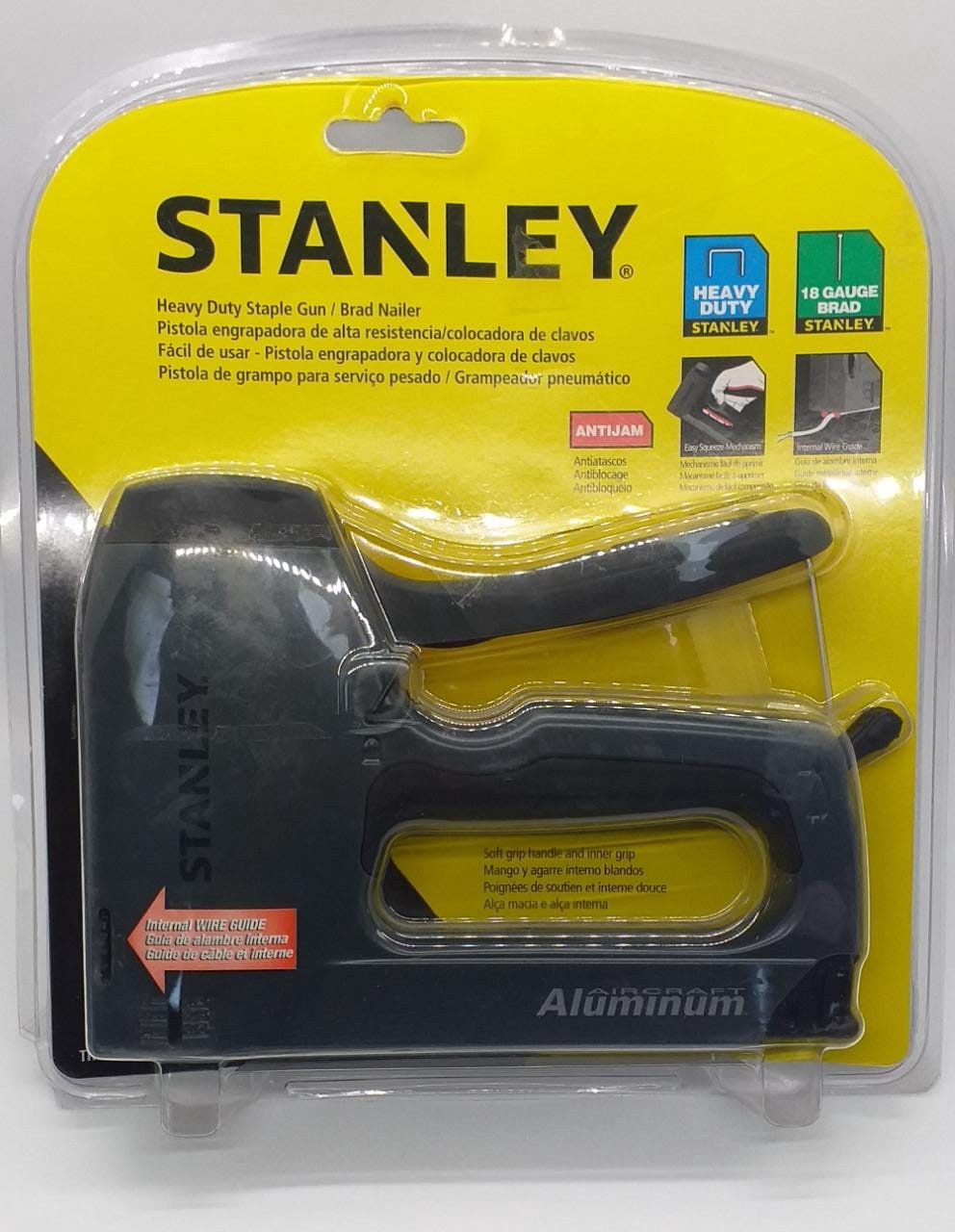 STAPLE GUN STANLEY TR250 ALUMINIUM BLACK - A. Ally & Sons