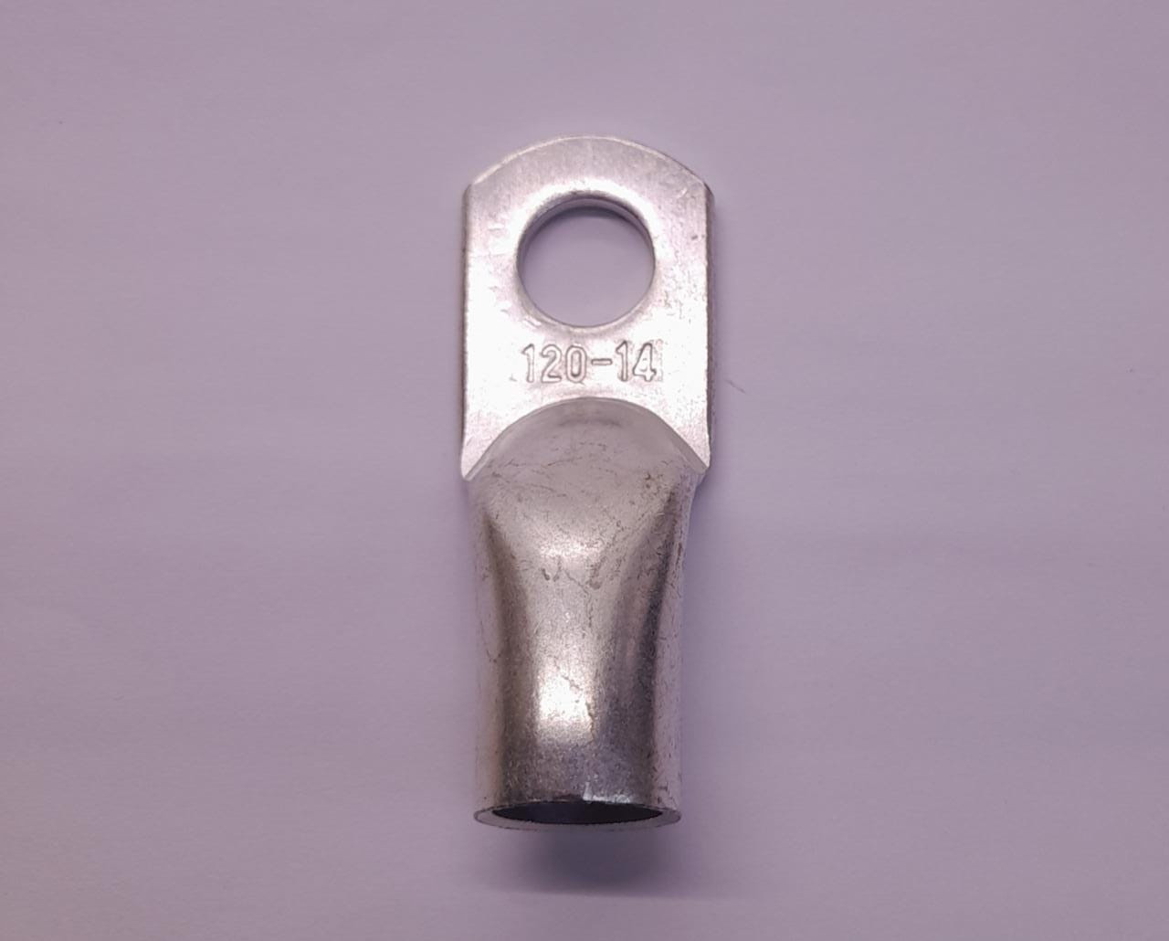 CABLE LUG TERMINAL SC120-14 SILVER SOLD EACH - A. Ally & Sons