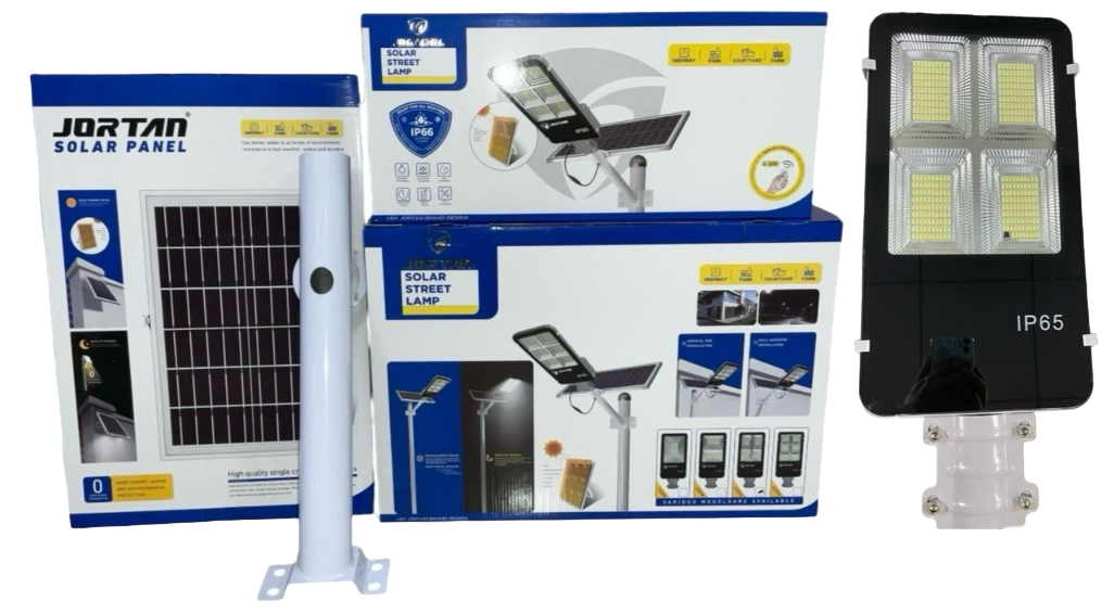 LIGHT SOLAR STREET LED 300W JORTAN JT-YSTZ-300W W WITH POLE - A. Ally ...