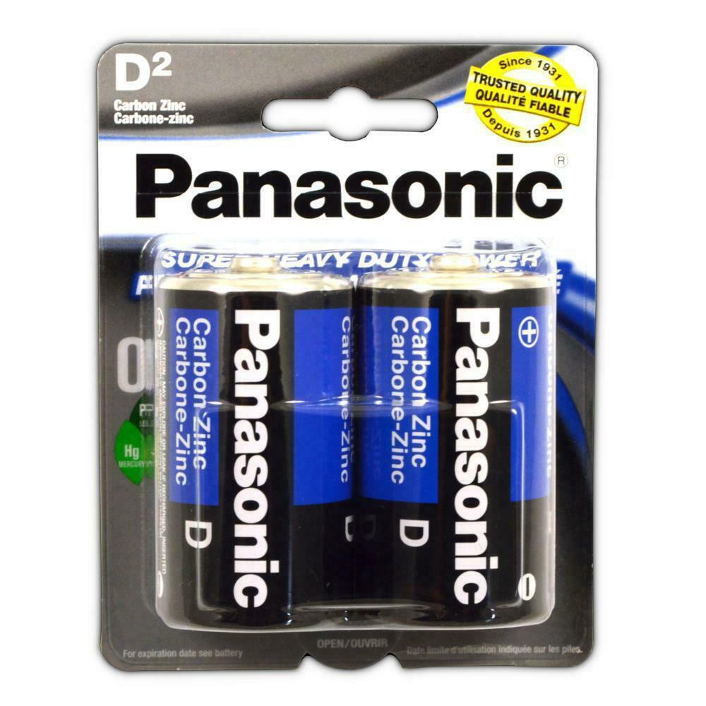 BATTERY PANASONIC SIZE D HEAVY DUTY X 2PC PK - A. Ally & Sons