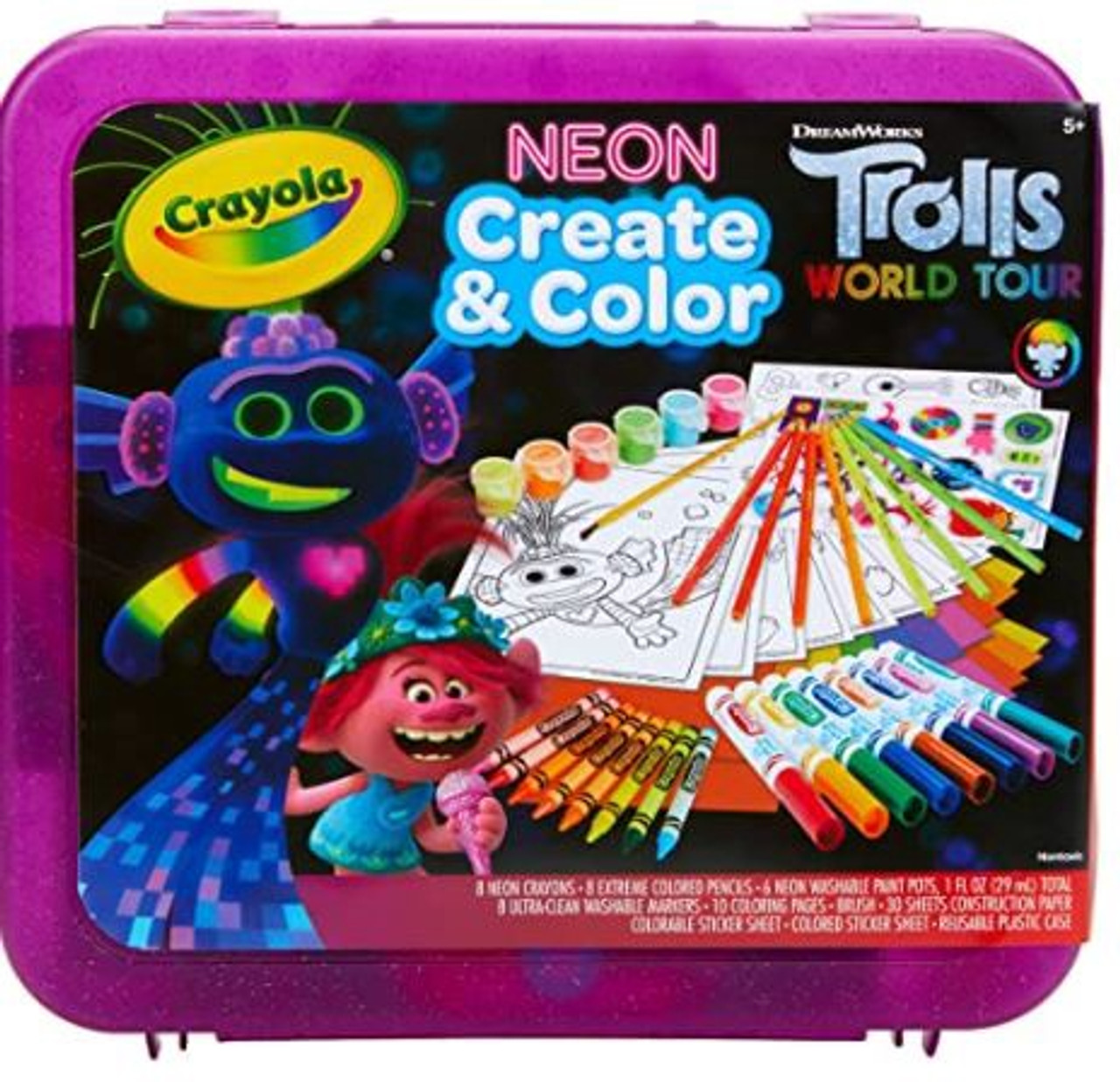crayola coloring pages trolls