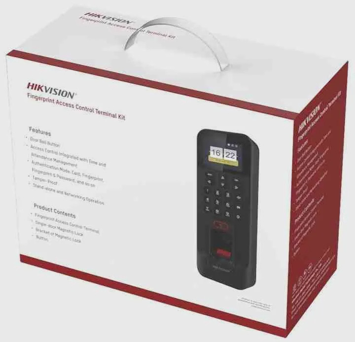 SECURITY ACCESS CONTROL FINGERPRINT TERMINAL KIT HIKVISION DS-KAS261 ...