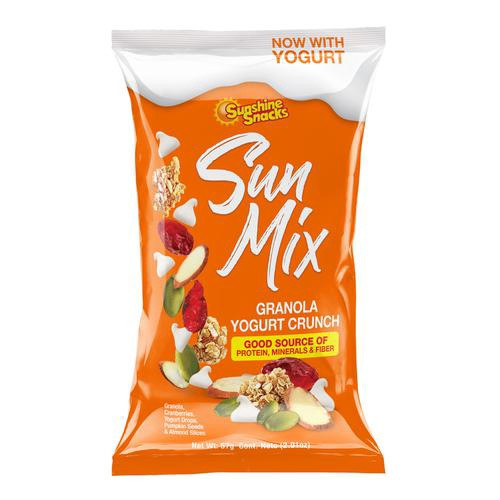 SUNSHINE SNACKS SUN MIX GRANOLA YOGURT CRUNCH - A. Ally & Sons